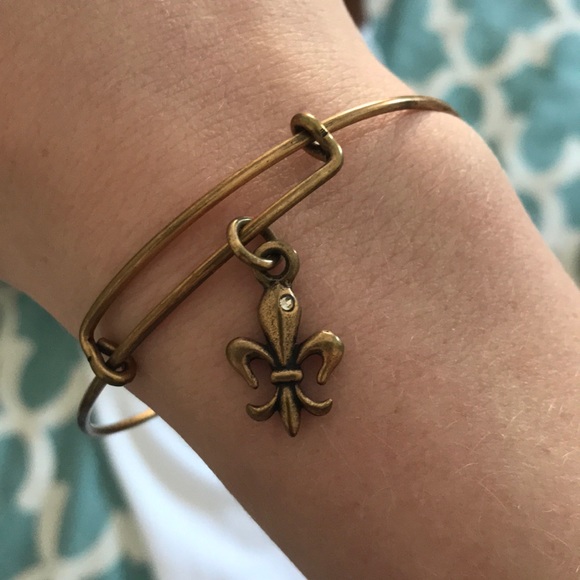 Alex and Ani | Jewelry | Alex Ani Fleur De Lis Bracelet | Poshmark